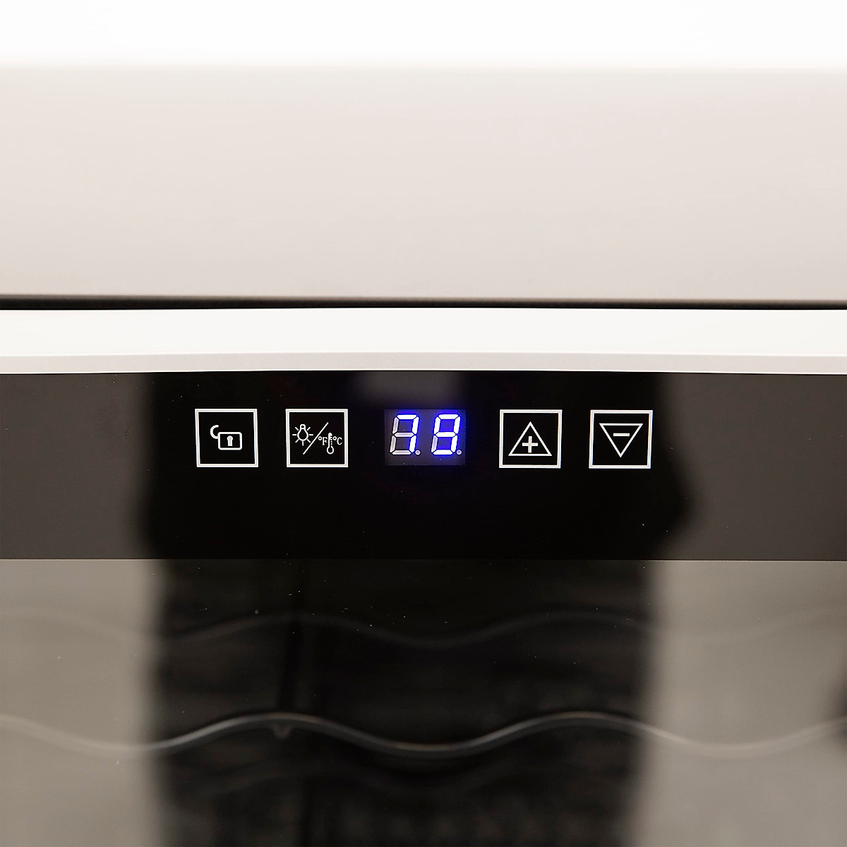 Magic Cool MCWC34SI Wine Cooler Refrigerator, 34-Bottle, Metallic