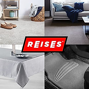 Reises Car Carpet Brush and Upholstery Cleaner - Carpet Brush Scrubber for Car Interior, Car Seat Fabric Cleaner for Stains, Hair Remover & Car Detailing (Blue)