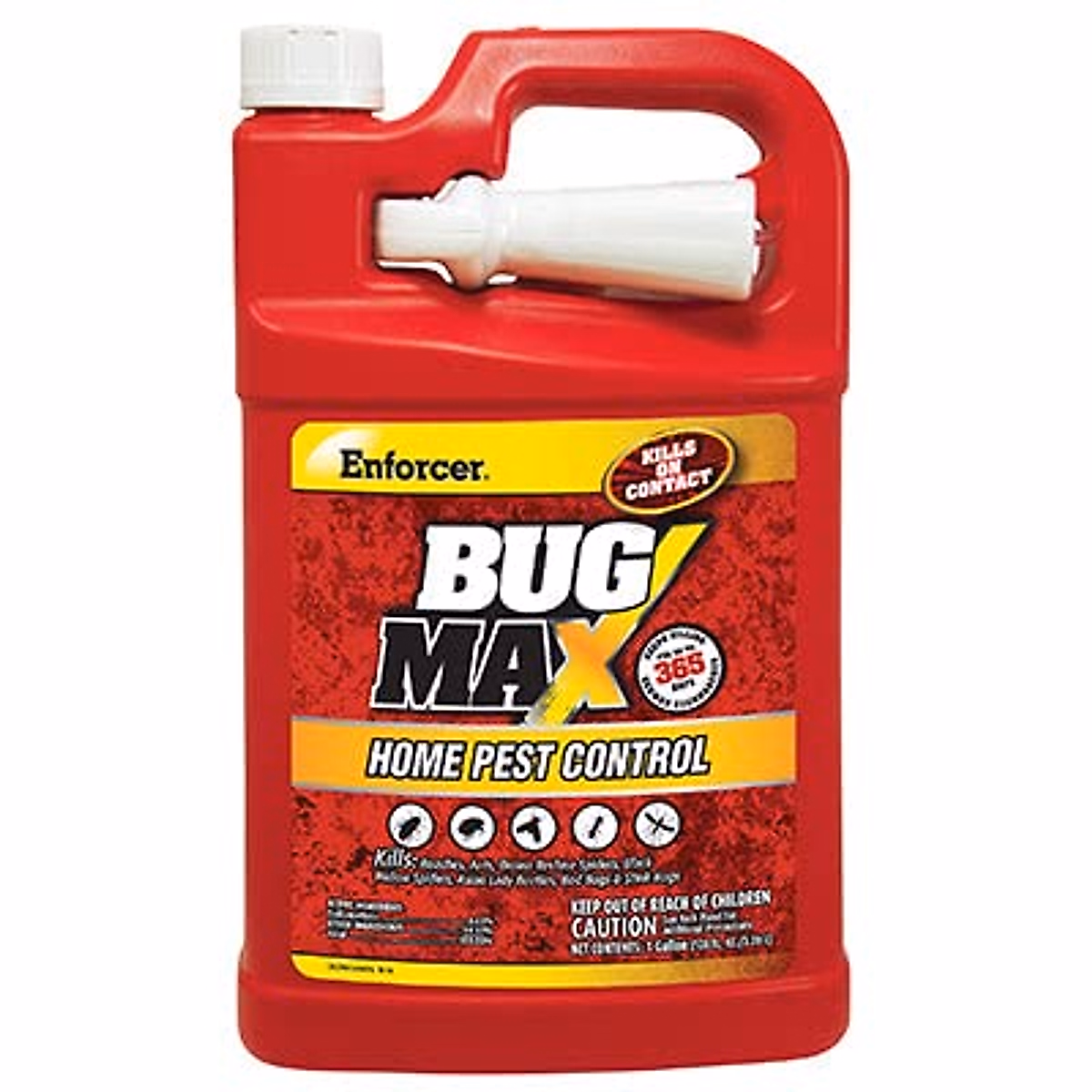 Enforcer BugMax Home Pest Control EBM128 (Case of 4) Kills roaches, Ants, Fleas, Ticks, termites, Carpenter Ants, Brown Recluse Spiders, Black widows, Carpenter Bees and bedbugs