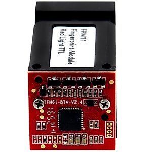 jujinglobal Optical Fingerprint Reader Sensor Module Red or Green Light TTL for Arduino (FPM11 Green Light 6P (120 Fingers))