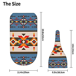 Western Baby Stuff Native American Aztec Navajo Newborn Baby Swaddle Blanket Soft Wrap Sleep Sack with Beanie Hat Gifts for Boy Girl