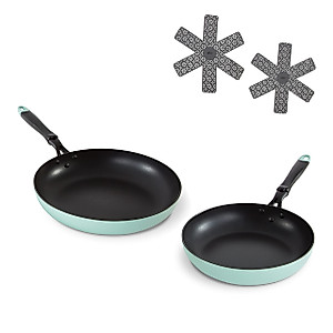DASH Nonstick Hard Anodized 10 Inch and 12 Inch Fry Pan Cookware Set