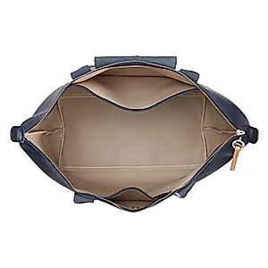 Longchamp Le Pliage City Coated Canvas Large Shoulder Tote, Navy