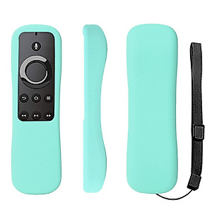 Ueohitsct Silicone Remote Control Case Protective Cover Fit for Amazon Fire TV Stick with Alexa Voice Remote Control