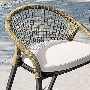 Meadow Outdoor Patio Dining Chairs Set of 2