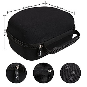 Aproca Hard Carry Travel Bag Case Compatible with Audio-Technica ATH-M50x Professional Monitor Headphones ATH-M50xMG ATH-M40x ATH-M30x ATH-M70x (Black)