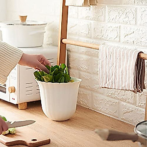 4PCS Hanging Trash Can, Hanging Kitchen Bathroom Trash Can, Waste Bin for Kitchen, Collapsible Hang Small Plastic Garbage Trash Can (4 Color)