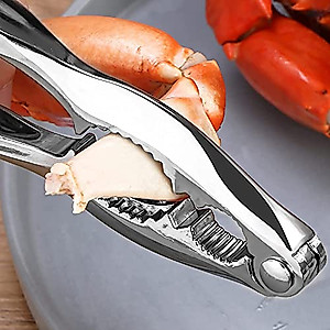 Crab Leg Crackers Tools Set with 2 Crab leg Crackers, 2 Crab Forks, 2 Lobster Shellers, 2 Butter Warmers and 1 Storage bag-Seafood Tools Set （9PCS）