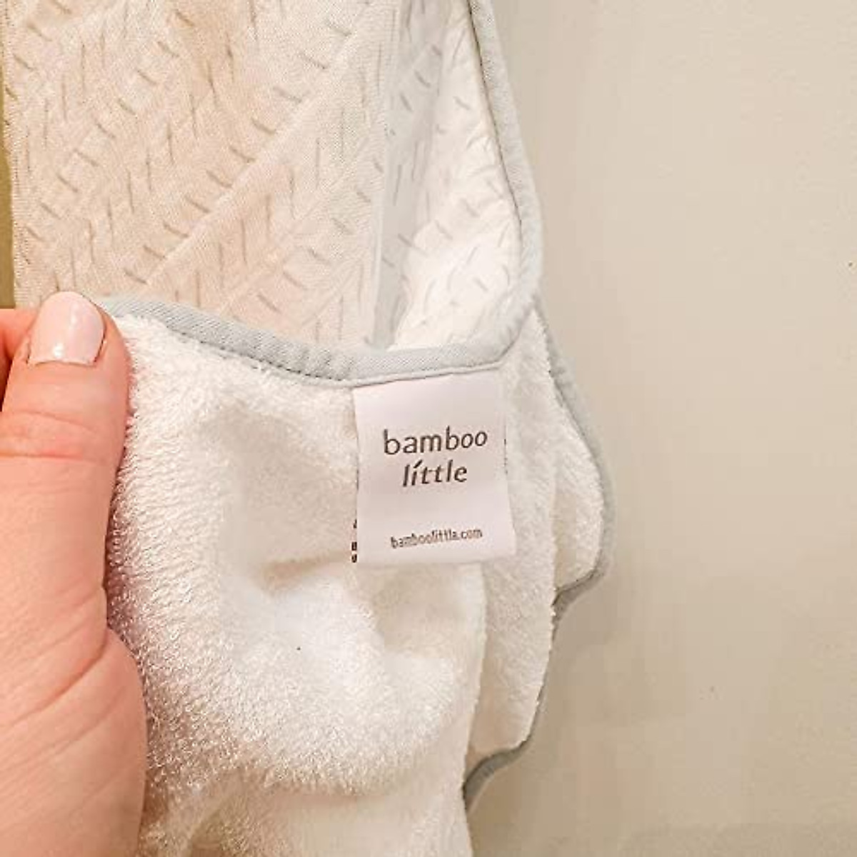 Bamboo Baby Hooded Towel and Washcloth Set, Perfect for Babies or Toddlers, Soft & Absorbent (Greenish)