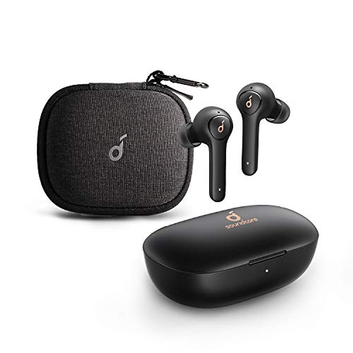 Soundcore Anker Life P2 True Wireless Earbuds with Travel Case, 4 Mics, CVC 8.0 Noise Reduction, Graphene Driver, Clarity Sound, USB C, 40H Playtime, IPX7 Waterproof, Commute, Work(Renewed)