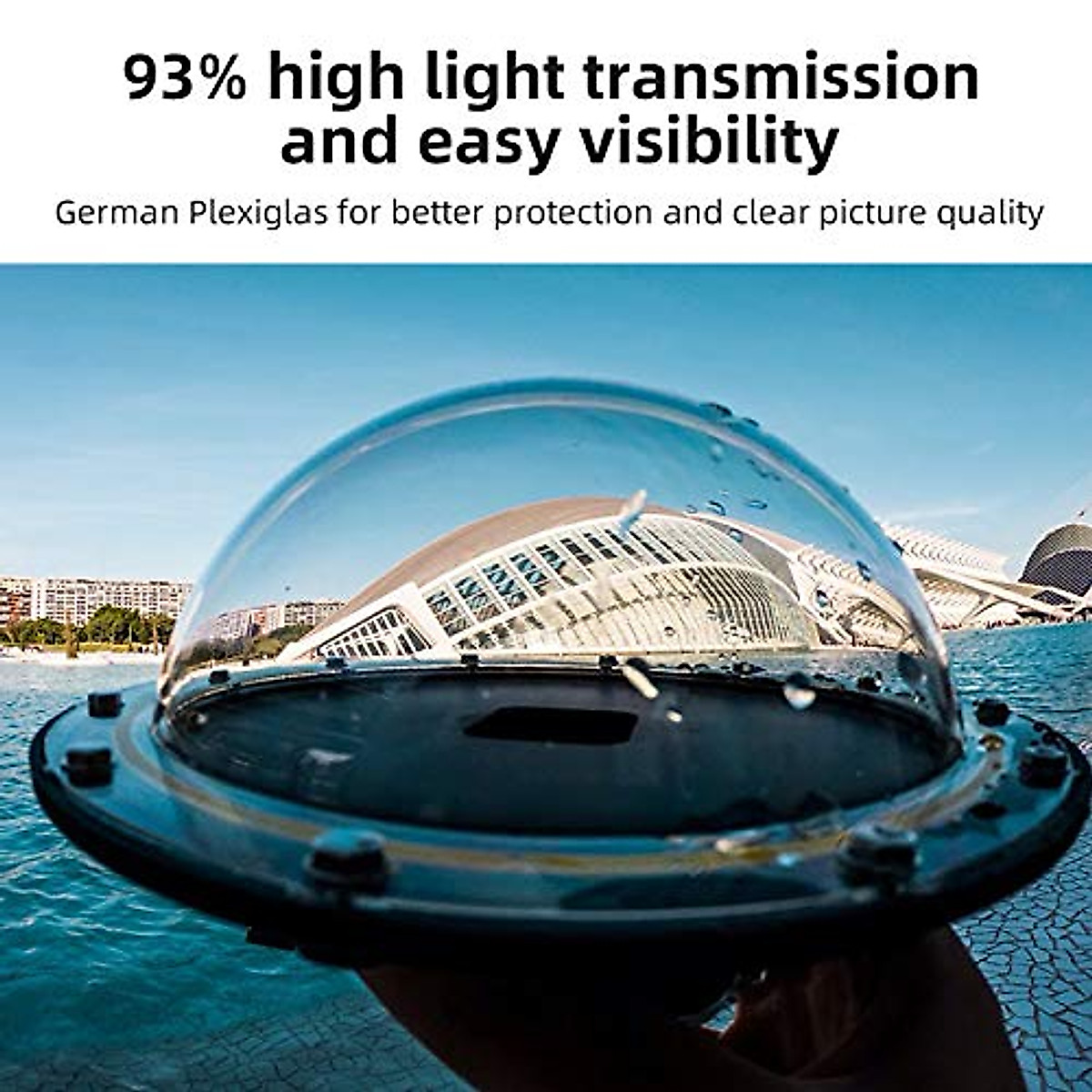 TELESIN Dome Port for GoPro Hero 11 Hero 10 Hero 9 Black, Underwater Dive Case Camera Lens Cover Protector with Waterproof Housing Case, Pistol Trigger, Floating Hand Grip for Go Pro 10/9 Accessories