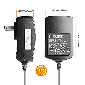 TAIFU AC Adapter for Jensen CD-60 CD-60C CD-60B CD-60A CD Player with Bass Boost Anti Skip Protection 60-Second Super A.S.P. Power Supply Cord Cable PS Wall Home Charger Mains PSU