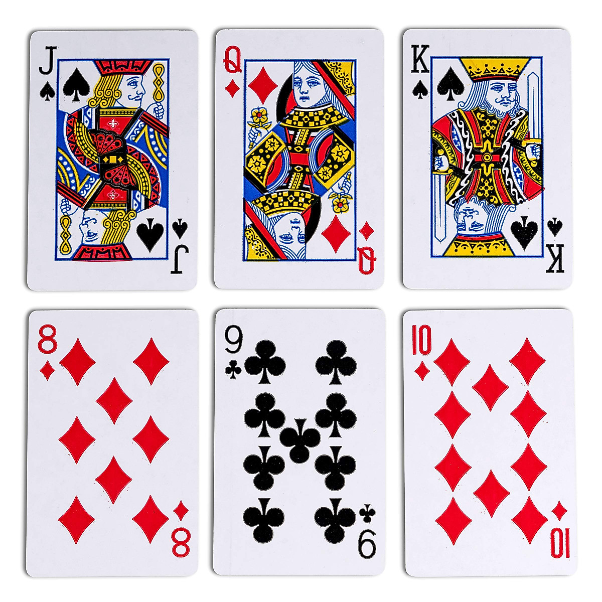 Playing Cards 12 Pack Bulk - 3.5 Inch x 2.25 Inch Decks of Playing Cards, Small Travel Size, Bridge, Solitaire or Poker Cards or Novelty Gift Idea, Party Favor for Kids, Boys and Girls