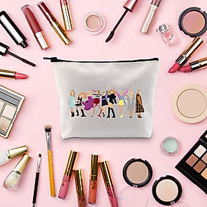 TOBGBE Album Inspired Gift Let Us enjoy Sing Song Makeup Bag Music Lover Gift (Sing Happier Bag)