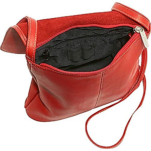 Le Donne Simple Flap Over Crossbody Bag, Tan