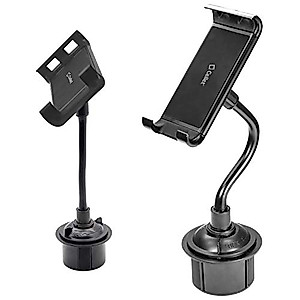Cellet Cup Holder Phone Mount & Tablet Mount Gooseneck Compatible with iPad Pro Air Mini iPhone 14 Pro Max Plus 13 12 11 Note 20 10 Galaxy Z Fold Z Flip S22 S21 S20 Google Pixel Kindle Fire HD 8 10
