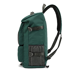 Gym Duffle Bag Backpack 4-Way Waterproof with Shoes Compartment for travel Sport Hiking laptop (Green) XL