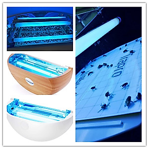 Celiwace 4 Pack T5 8 Watt F8T5 BL Black Light Bulb BL368 365nm WS108 Replacement Fluorescent Tube 12 inch