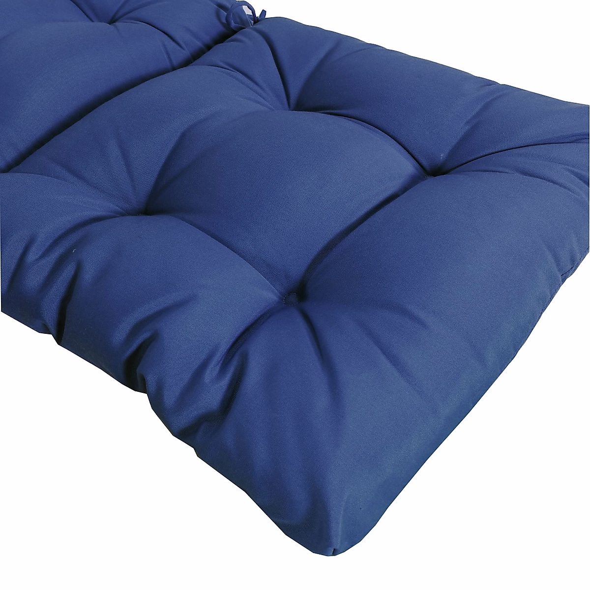 QILLOWAY Indoor/Outdoor High Back Chair Cushion,Tufted, Replacement Cushions - Pack of 4. (Navy)