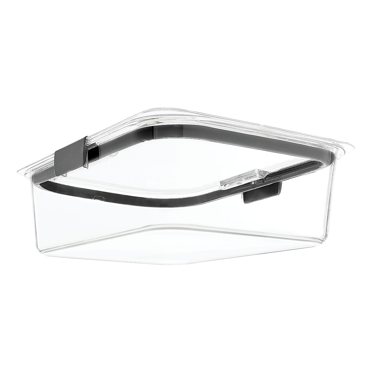 Rubbermaid Brilliance Food Storage Container, Large, 9.6 Cup, Clear 2024351 (Pack of 2)