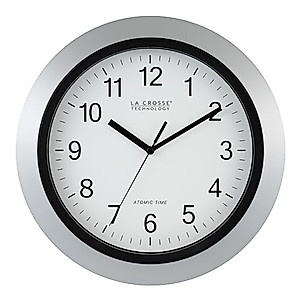 La Crosse Technology WT-3129S 12 Inch Atomic Analog Wall Clock