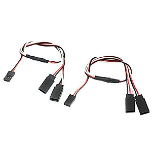 uxcell 2pcs RC Lipo Battery M/F JST Y Splitter Connector Cable Wire 30cm