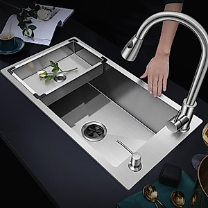 Sink Baffle QCB-AM Replacement for InSinkErator Evolution Series, Garbage Disposal Splash Guards Removable Quiet Collar Drain Plugs, Garbage Disposer Accessories