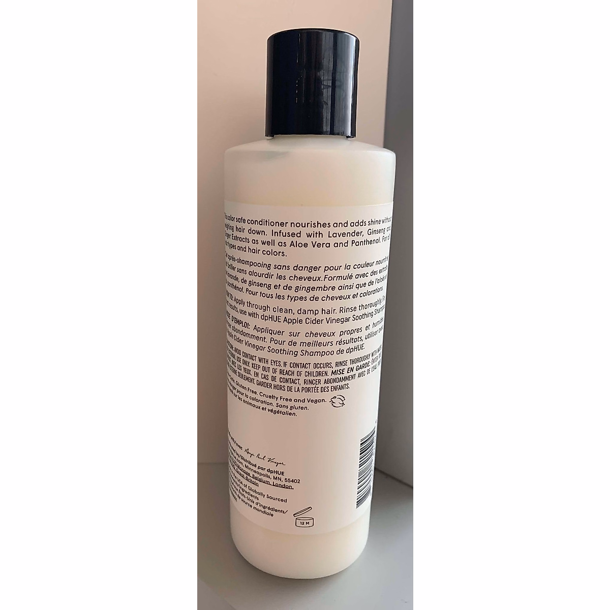 dpHUE Apple Cider Vinegar Lightweight Conditioner, 8.5 fl oz - Hydrates, Adds Shine & Helps Protect Color - With Aloe Vera, Shea Butter & Panthenol