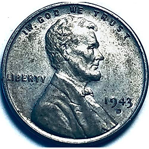 1943 P Lincoln Wheat Cent Penny Seller About Uncirculated