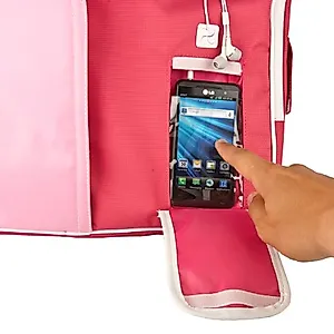 Laptop Messenger Bag for Gateway 14.1-inch Laptop CLT146401, 14.1" Elite, Slim Notebook (Pink)