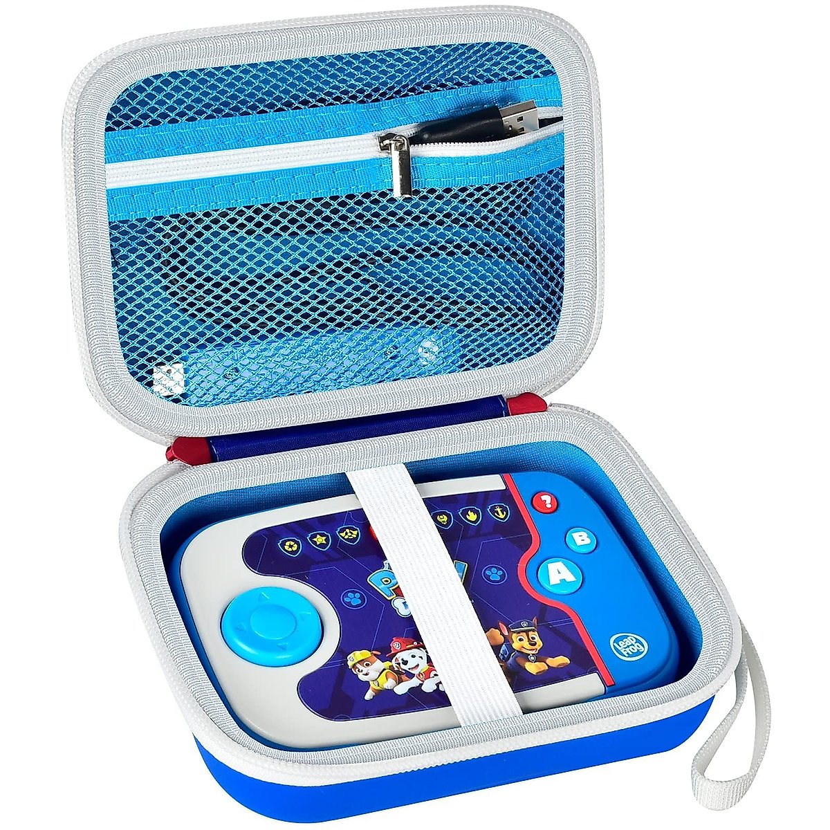Case Compatible with Leapfrog for PAW Patrol Learning Video Game. Learning Toys Storage Holder Organizer for Toddle Wireless Controller, for HDMI Game Stick, Batteries and USB Cables (Box Only)