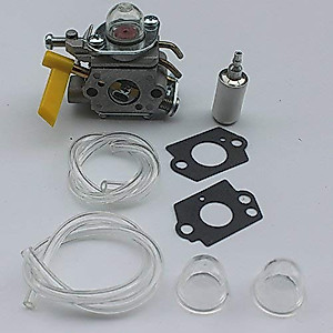 KIPA Carburetor kit for 25cc 26cc 30cc Homelite Ryobi Craftsman Poulan Brushcutter Blower String Trimmer # 308054013 308054012 308054004 308054008 Replace ZAMA C1U-H60 Carb