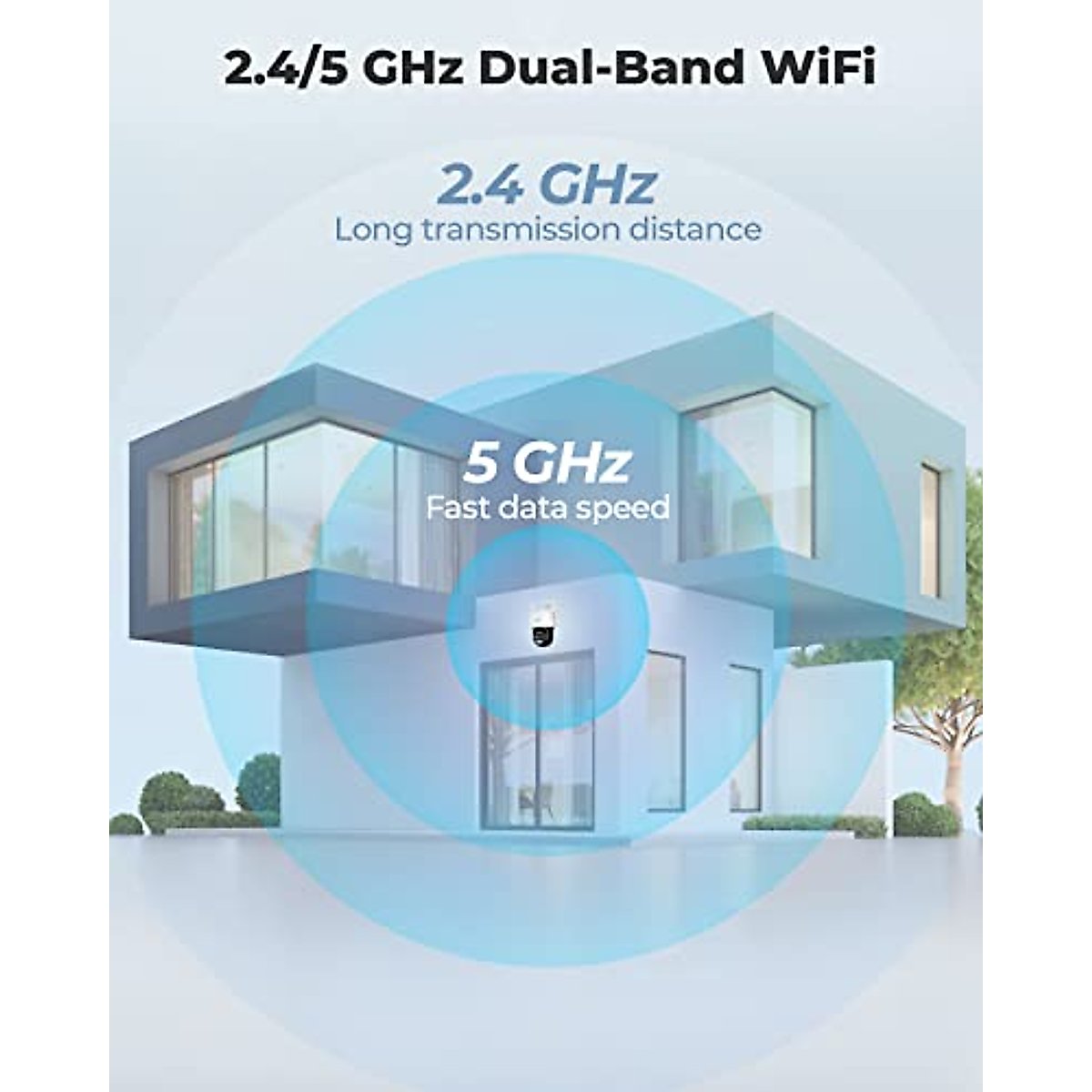 REOLINK 4K Wired WiFi Outdoor Camera, 8MP Dual Lens Security Camera, 360 PTZ Camera w/Auto Tracking, 2.4/5GHz Wi-Fi Smart Person/Vehicle Detection, 6X Hybrid Zoom, Color Night Vision, TrackMix WiFi
