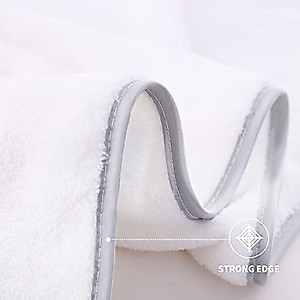 Cosy Family Microfiber 4 Pack Bath Towel Set, Lightweight and Quick Drying, Ultra Soft Highly Absorbent Towels for Bathroom, Gym, Hotel, Beach and Spa (White)