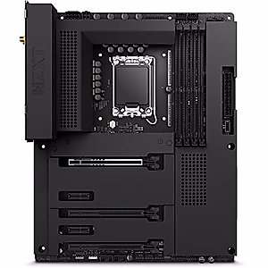 NZXT N7 Z690 Motherboard - N7-Z69XT-B1 - Intel Z690 chipset (Supports 12th Gen CPUs) - ATX Gaming Motherboard - Integrated I/O Shield - WiFi 6E connectivity - Bluetooth V5.2 - Black
