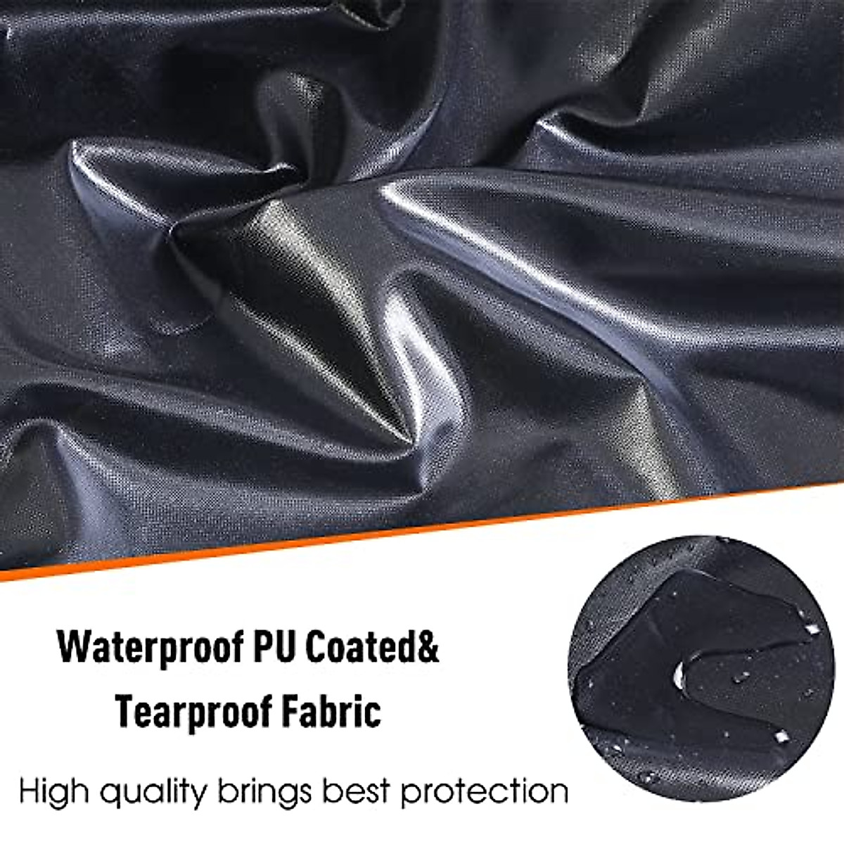 Ruimoy Patio Furniture Covers, Outdoor Furniture Cover Waterproof, General Purpose, Outside Table and Chair Covers, Heavy Duty 600D (62 Inch L x 42 Inch W x 28 Inch H)