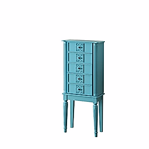 ACME Tammy Jewelry Armoire - - Light Blue