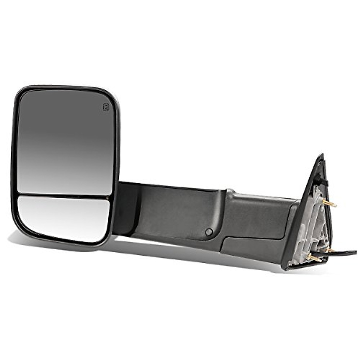 DNA Motoring TWM-013-T888-BK-SM-L Powered Tow Mirror+Heat+LED Smoked Left/Driver [For 09-16 Dodge RAM]
