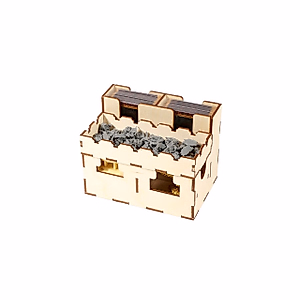 The Broken Token Game Organizer - Ankh: Gods of Egypt Compatible Game Organizer, Wooden Storage Box for Tabletop Games