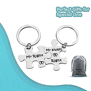 Gay Couple Gifts Keychain Gay Pride Gift Mr Right Mr always Right Keychain Set LGBT Gift Anniversary Keychain Valentines Day Gifts Christmas Birthday Gifts Gay Gift for Men