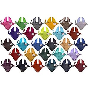 Zainee Sports Horse Ear Bonnet Ear Net Hat Fly Bonnet Hood Mask Fly Veil Full Hand Made Cotton (Horse/Full, Teal)