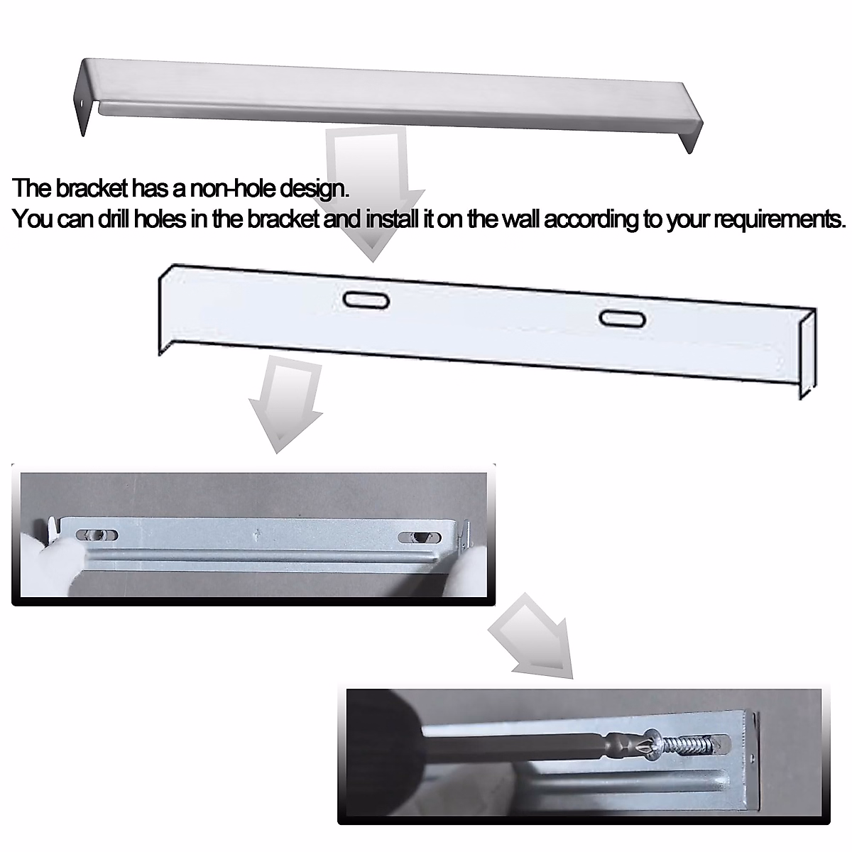 HTH HTHomeprod 30 Inch Wall Mount Range Hood Stainless Steel Chimney Extension Duct Cover Up to 10ft. Ceiling