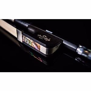 Viotti Carbon Fiber Viola Bow, Hand Crafted by Professional Bow Makers, Strong, Stiff & Well Balanced, Made with Mongolian Horse Hair, for Violist of All Skill Levels (Fleur de lis)