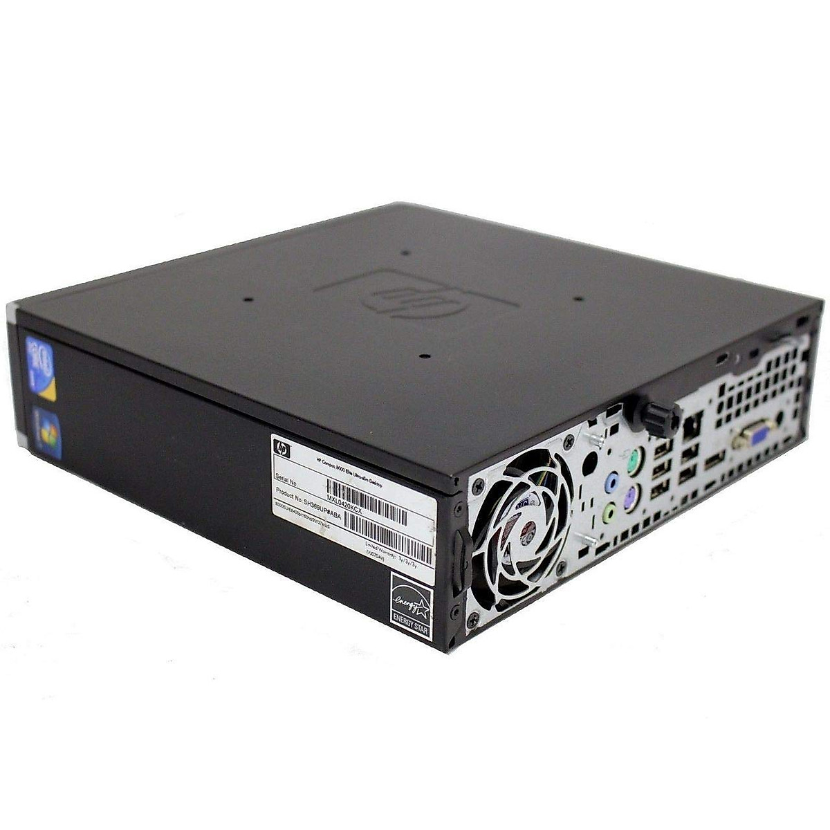 HP Desktop Elite 8000 USFF C2D E8400 3.00GHz 4GB 320GB HDD No-Camera DVD Win 10 Home (Renewed)