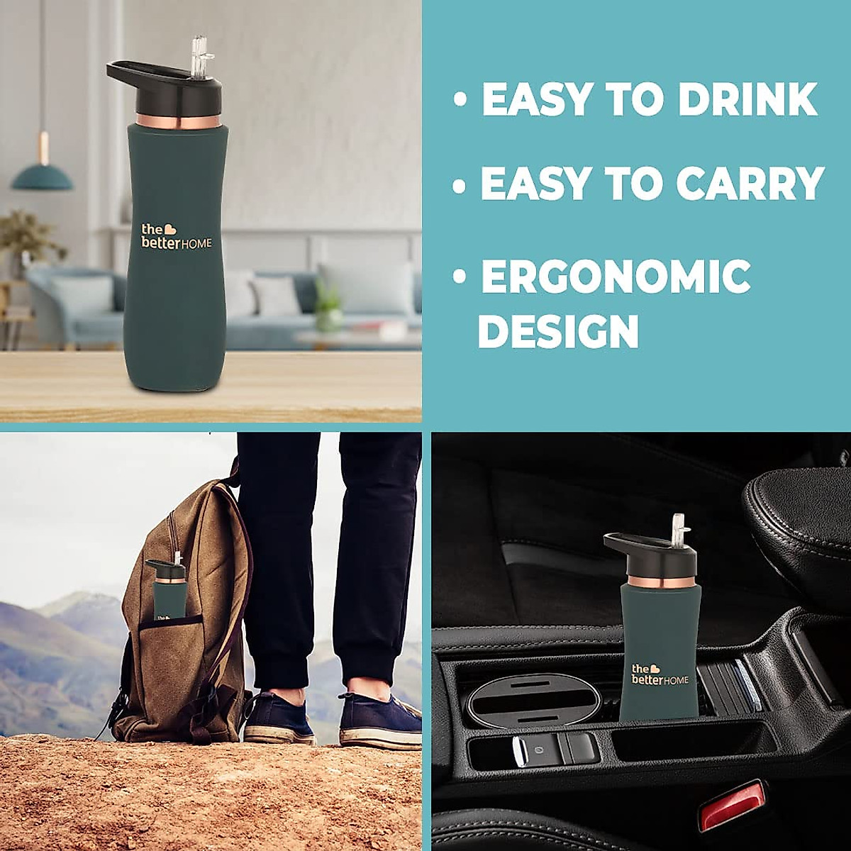 The Better Home Copper Sipper Bottle