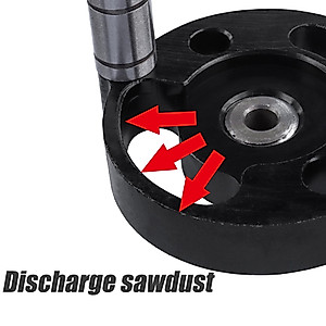 Yakamoz Self Centering Doweling Jig, Self Center Dowel Jig Handheld Drill Guide for Straight Holes Wood Panel Hole Puncher Locator Woodworking Joints Tool - 6mm 8mm 10mm