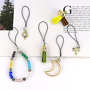 100 Pieces Lanyard Phone Ring Strap for Cellphone Mobile Lariat Lanyard Cell Phone Split Ring Strap Charm Cords with Silver Tone Split Ring for Mobile USB Flash Drive MP3 Keychain Keyring DIY (Black)