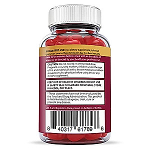 Justified Laboratories (2 Pack) Great Results Keto ACV Gummies 1000MG with Pomegranate Juice Beet Root B12 120 Gummys