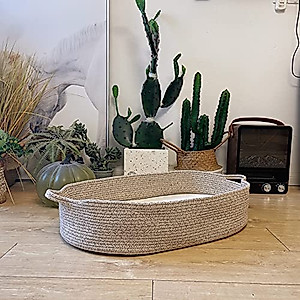 Baby Changing Basket - Thick Foam Pad with Wipeable Water-Resistant Pad Cover, Security Strap, Moses Basket Changing Table Topper Changing Pad