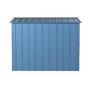 Arrow Classic Steel Storage Shed, 8x8, Blue Grey